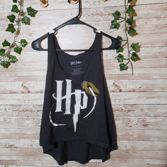 Warner Bros. | Tops | Harry Potter Tank Top Flowy Women White Black ...